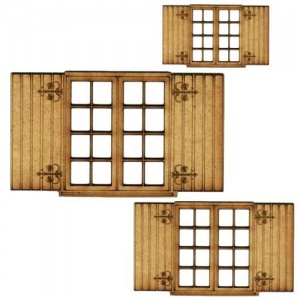 Shuttered Window - MDF Wood Shape